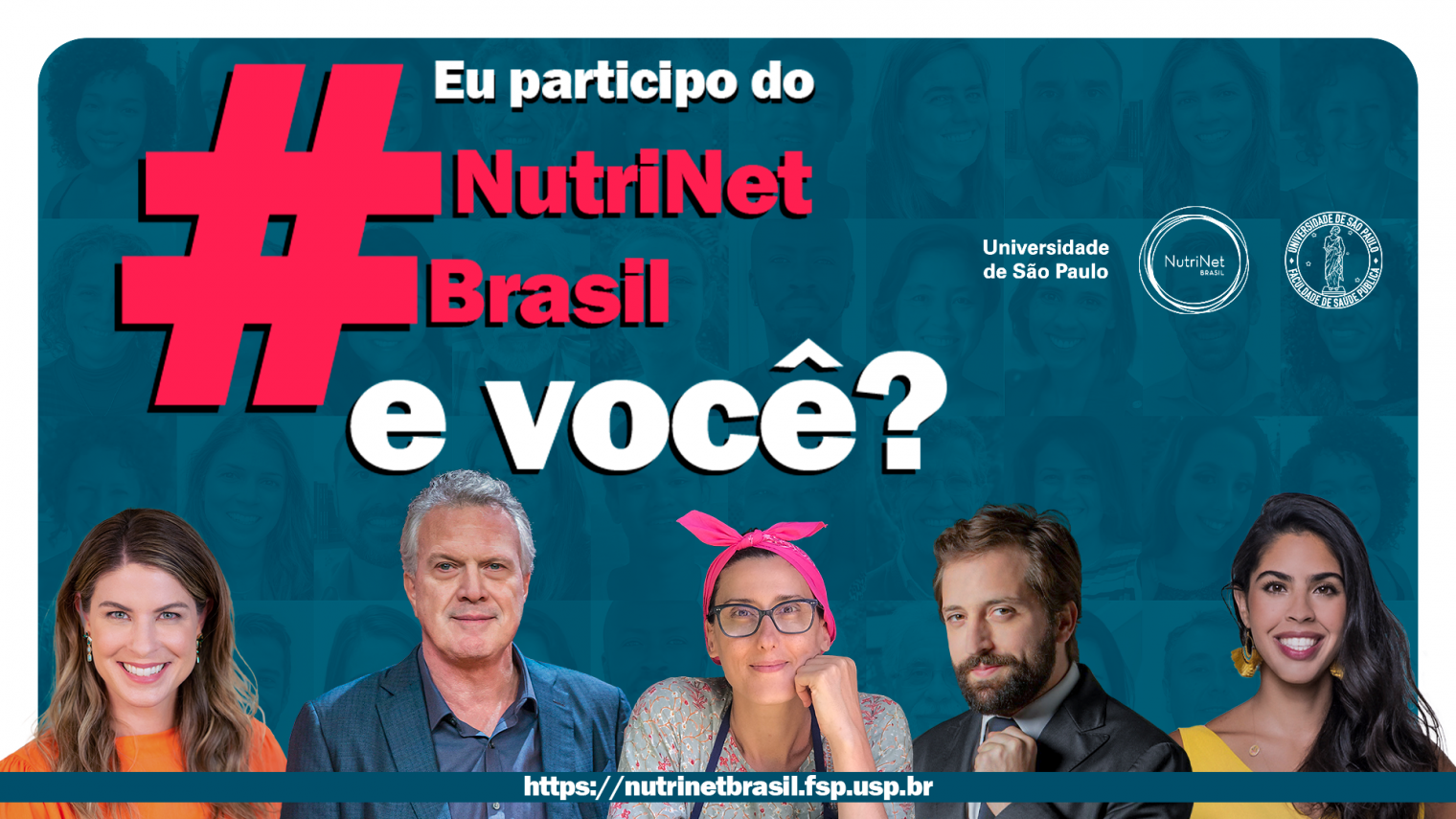 Campanha "Eu participo do #NutriNet Brasil, e você?" convida para apoio ...